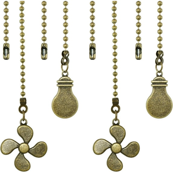 Myst Design Aifeier Ceiling Fan Light Pull Chain Set, Fan and Bulb ...