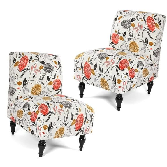 Myst Design Armless Chair Cover Slipcover, Slipper Chair Cover Stretch ...