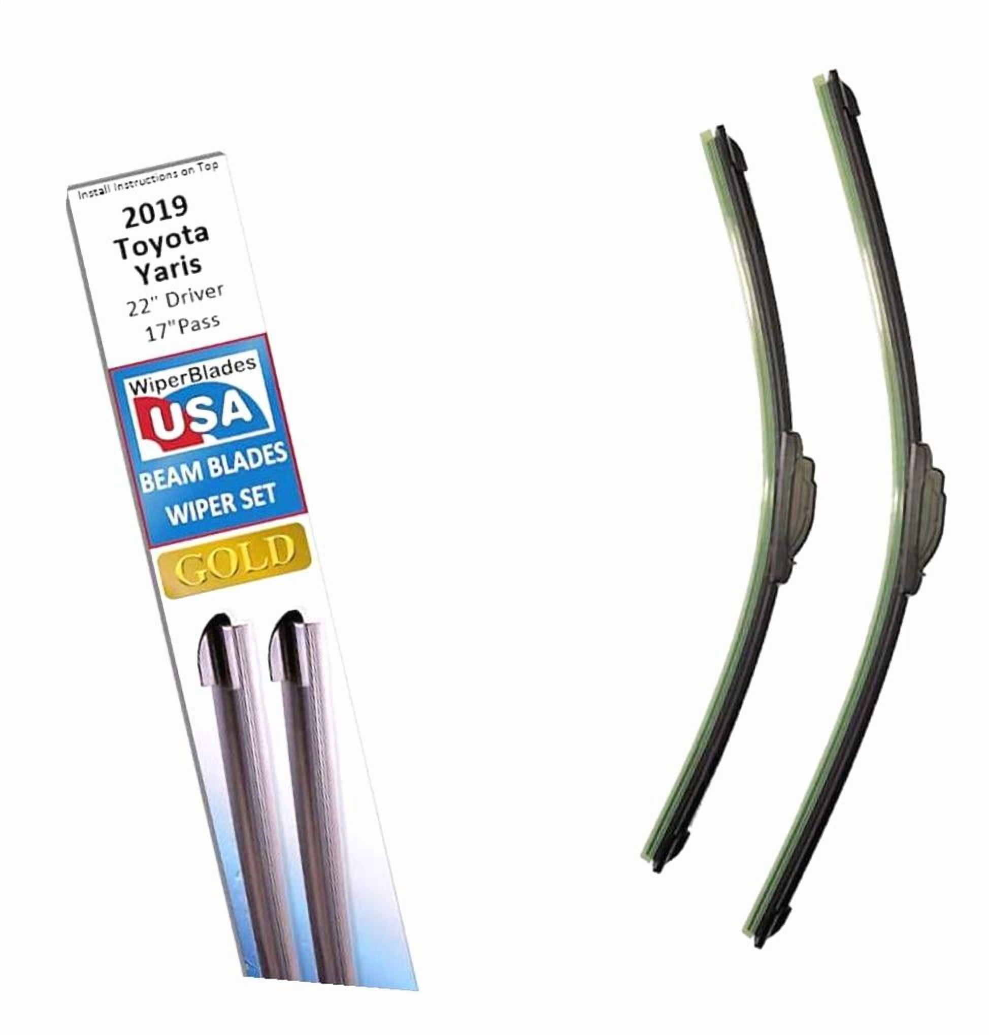Myst Design Beam Wipers Set for 2019 Yaris Sedan - Complete Beam Wiper ...