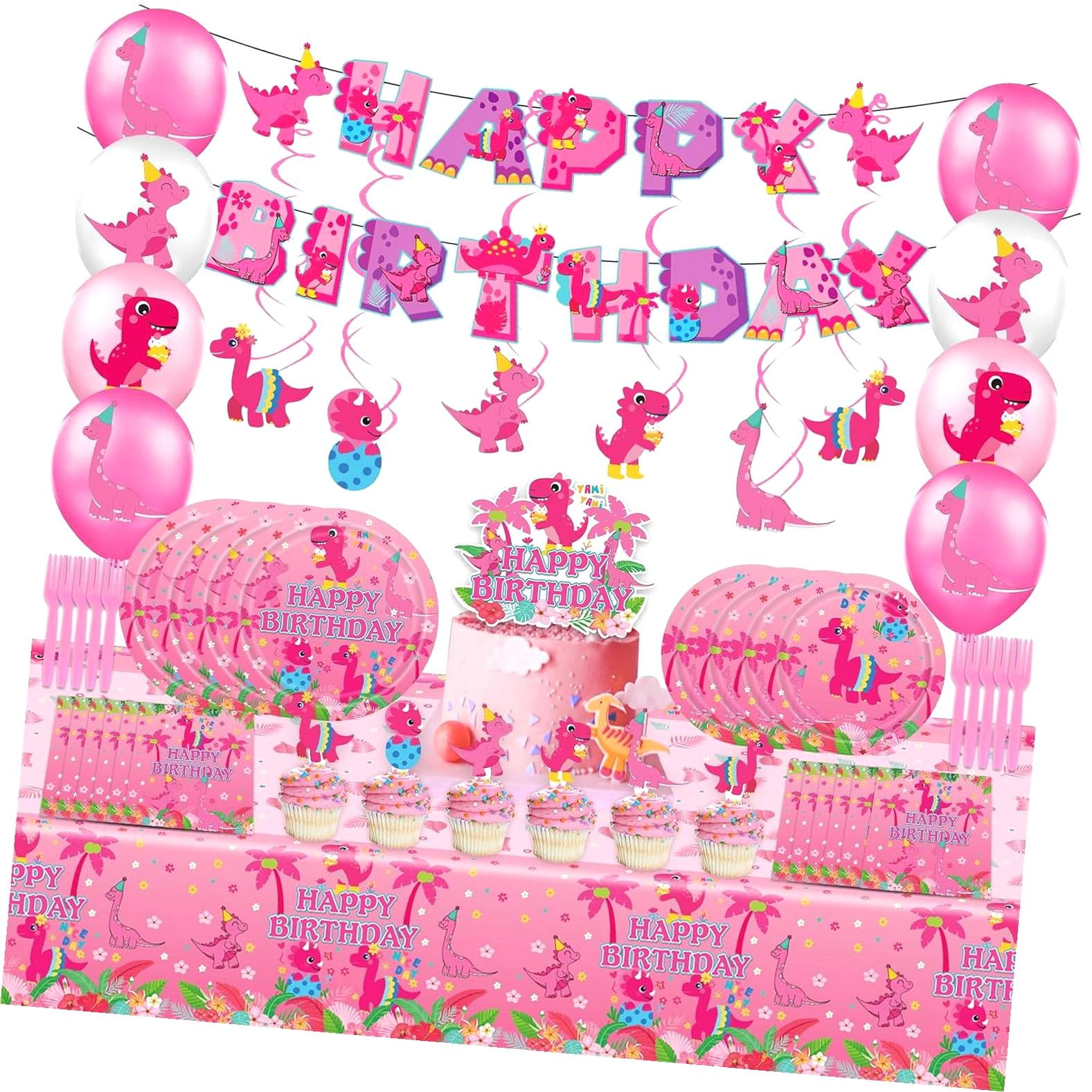 Myst Design Birthday Party Decor Set, 10-Piece Tableware Including ...