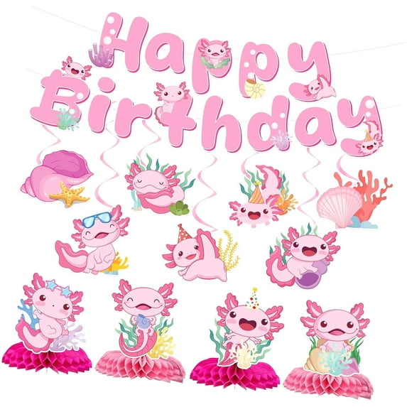 Myst Design Birthday Party Decorations 12 PCs Animals Banner Ceiling ...