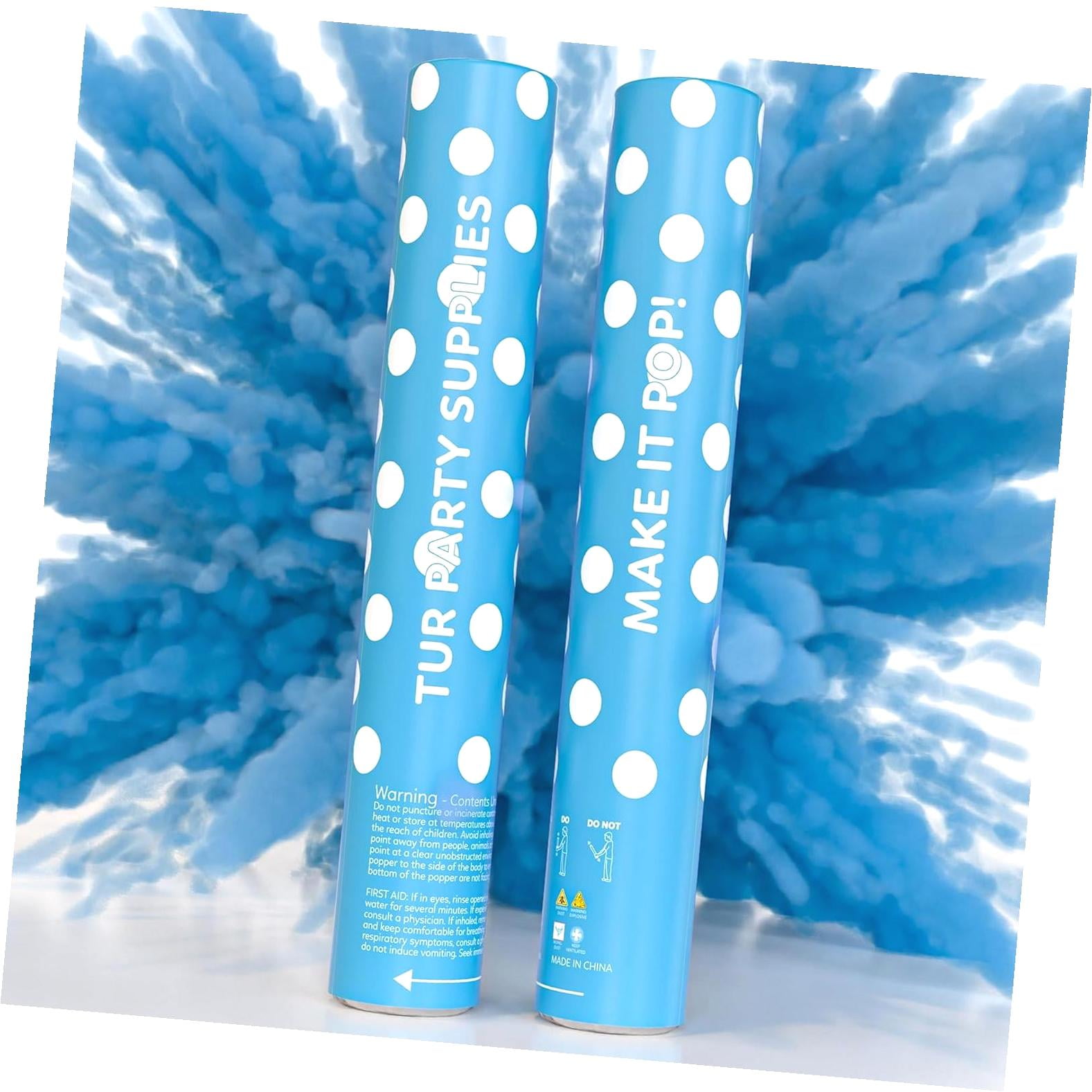 Myst Design Blue Powder Cannons Smoke Bombs | 2-Pack | Launches up to ...