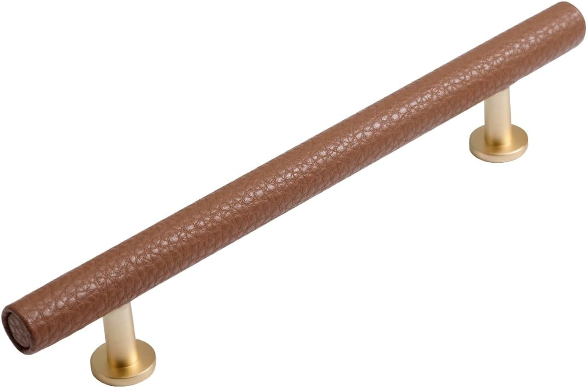 Myst Design Brown Drawer Pulls 2 Pack 5" (128mm) Hole Center Dresser ...