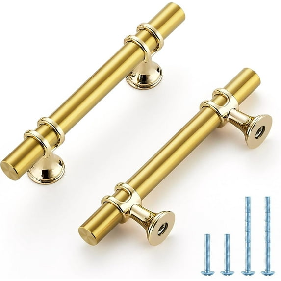 Myst Design Brushed Cabinet Handles, 3 Inch Hole Center Drawer Pulls ...