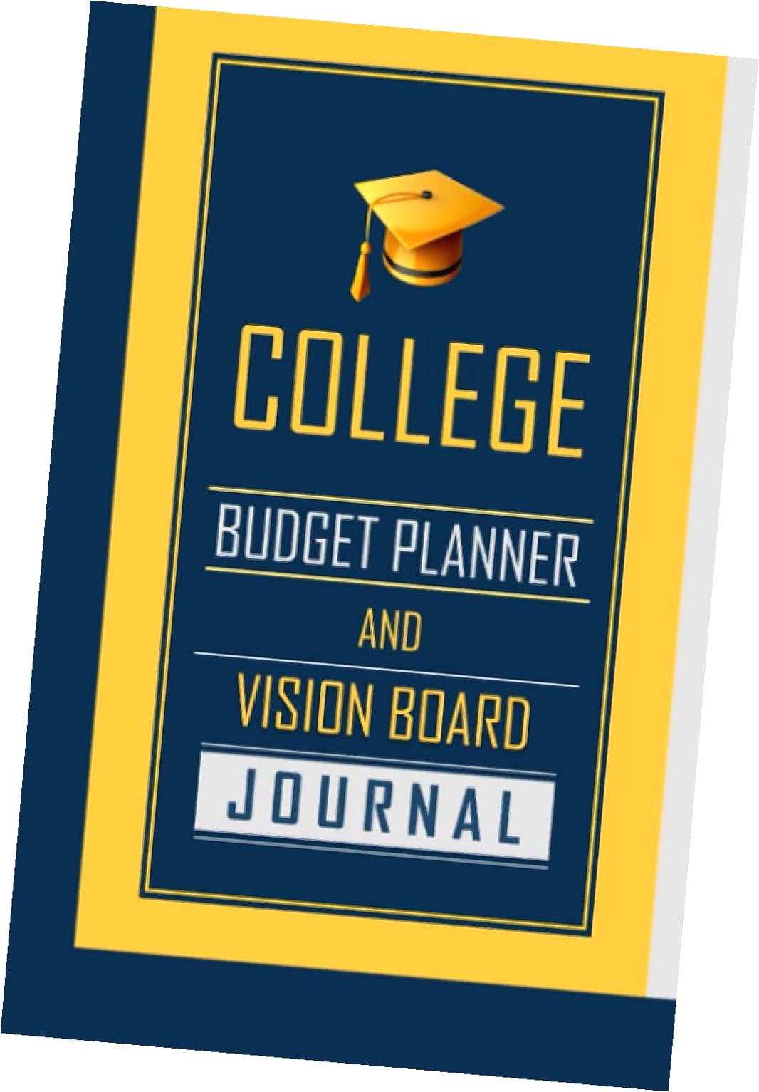 Myst Design Budget and Vision Planner: Features a Navy Blue/Yellow ...