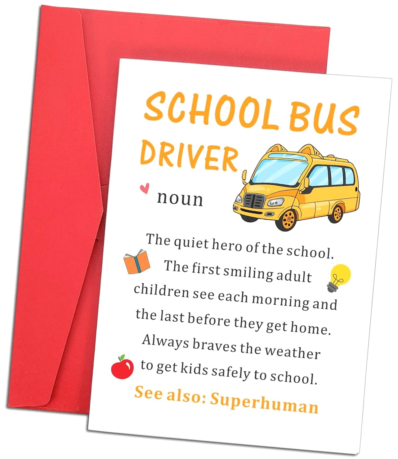 Myst Design Bus Driver Card for Bus Driver Christmas Card Bus Driver ...