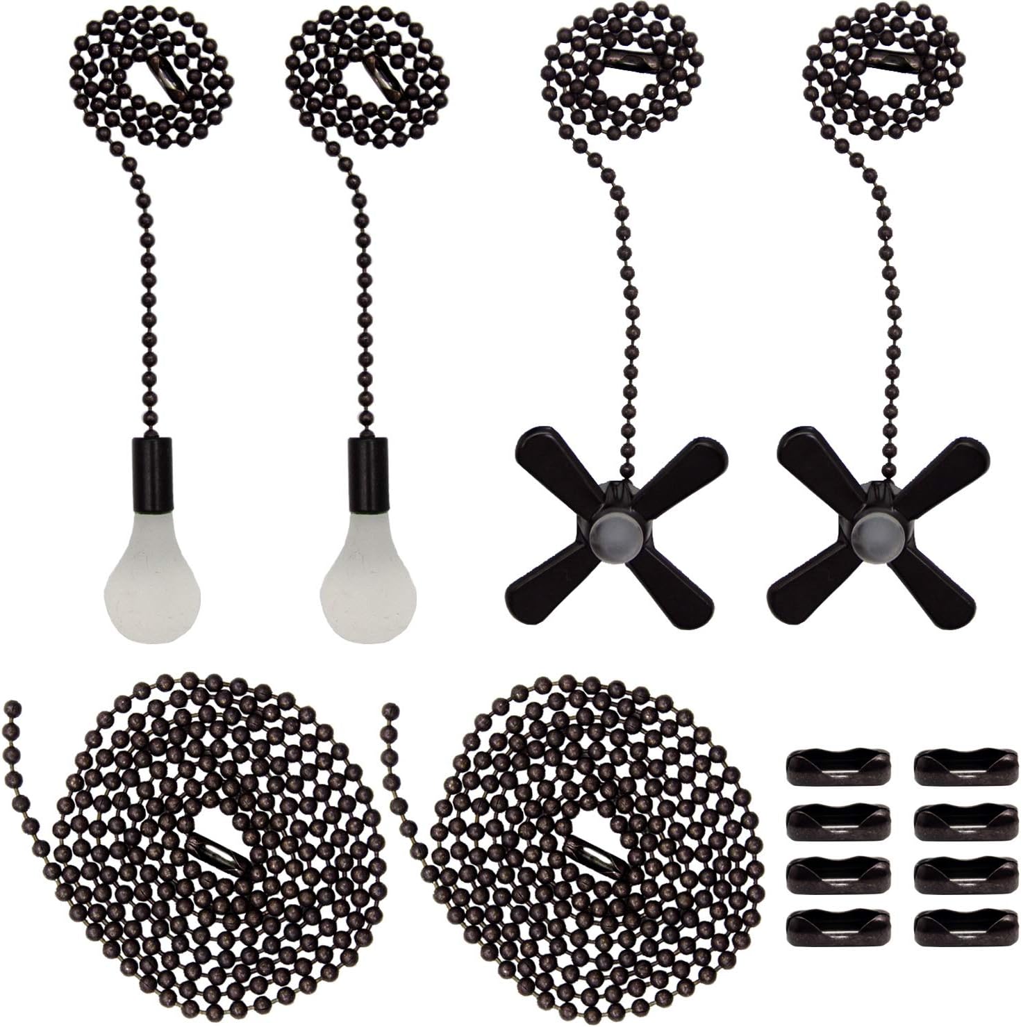 Myst Design Ceiling Fan Pull Chains Set, Fan Pull Chain Pendant, Extra ...