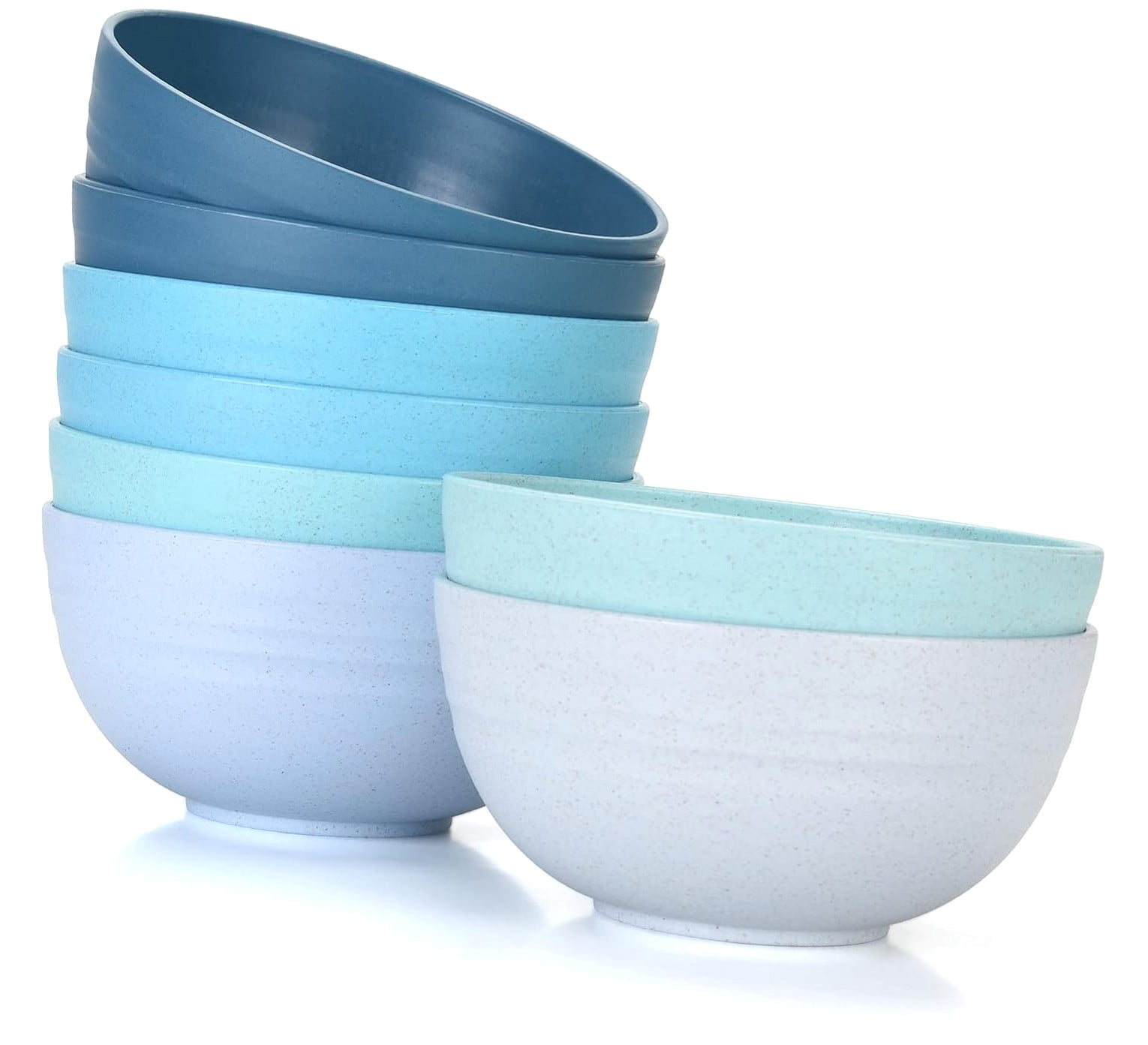 Myst Design Cereal Bowls 24 OZ Microwave and Bowl Sets Mixed Color for ...