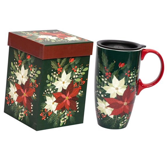Myst Design Christmas Ceramic Mug, Festive Holiday Design for Hot ...