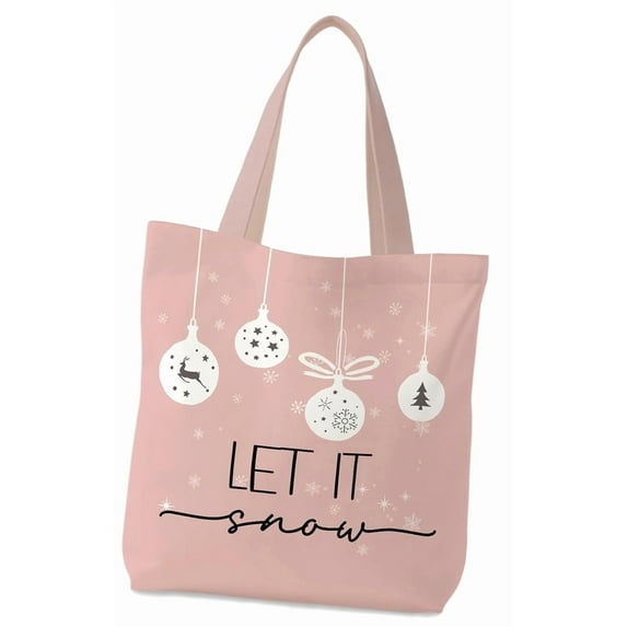 Myst Design Christmas Tote Bag, Christmas Canvas Tote Bag for ...