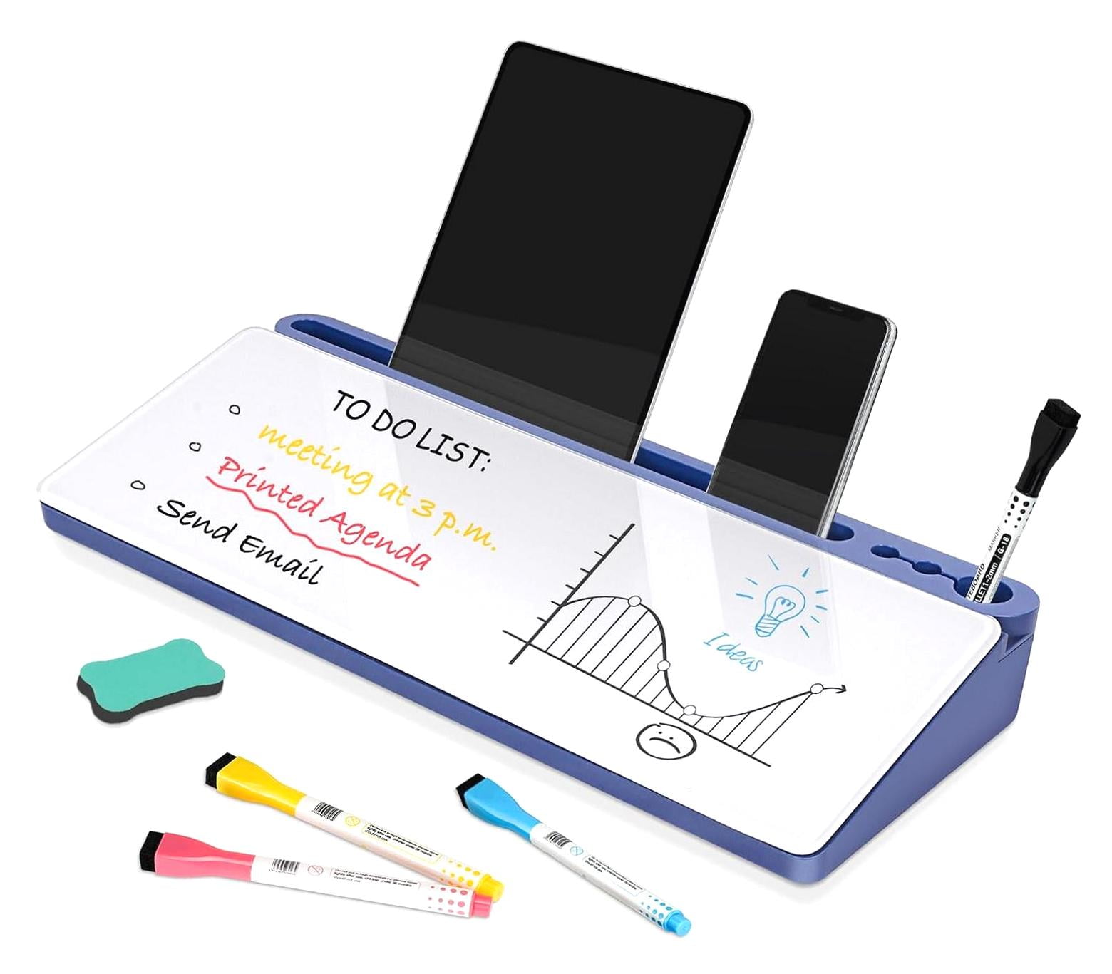 Myst Design DOLLAR Glass Desk Whiteboard Small Desktop Board with ...