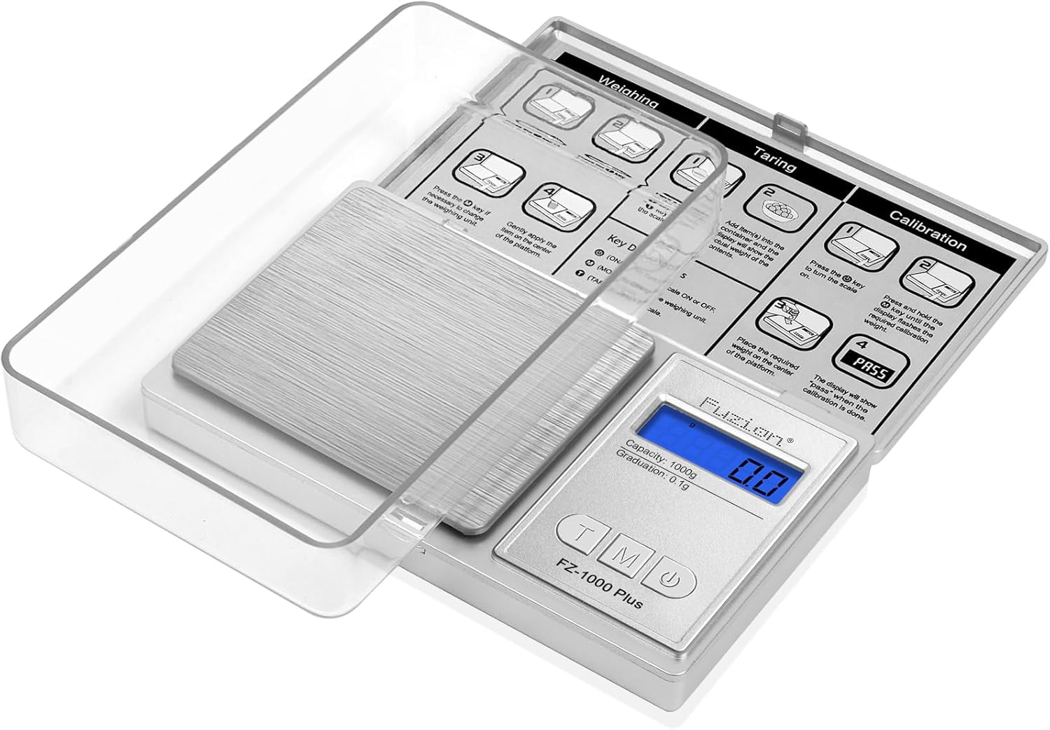 Myst Design Digital Pocket Scale .1 Gram Accuracy, 1000g Digital Gram ...
