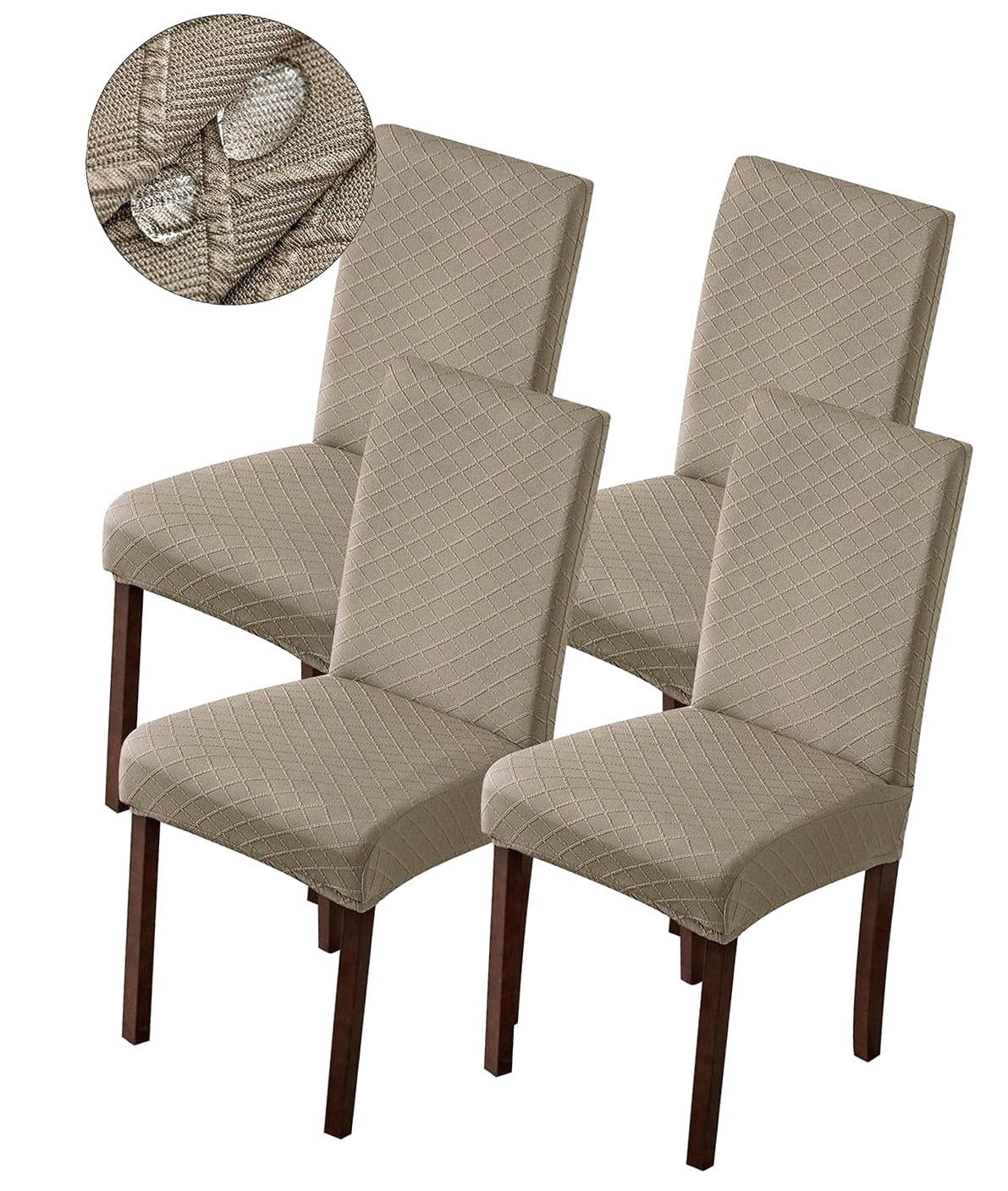 Myst Design Dining Chair Covers Set for Kitchen and Dining Room ...