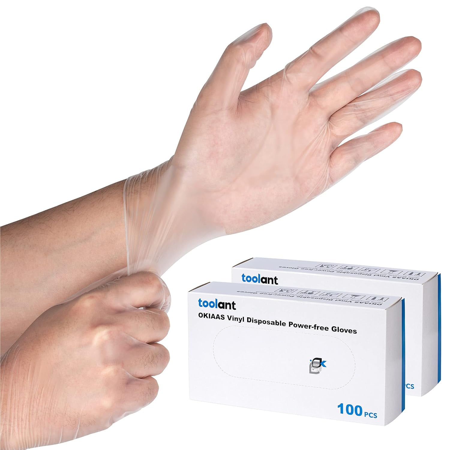 Myst Design Disposable Gloves S, Food Safe, Bulk of 200 Pcs|Latex and ...