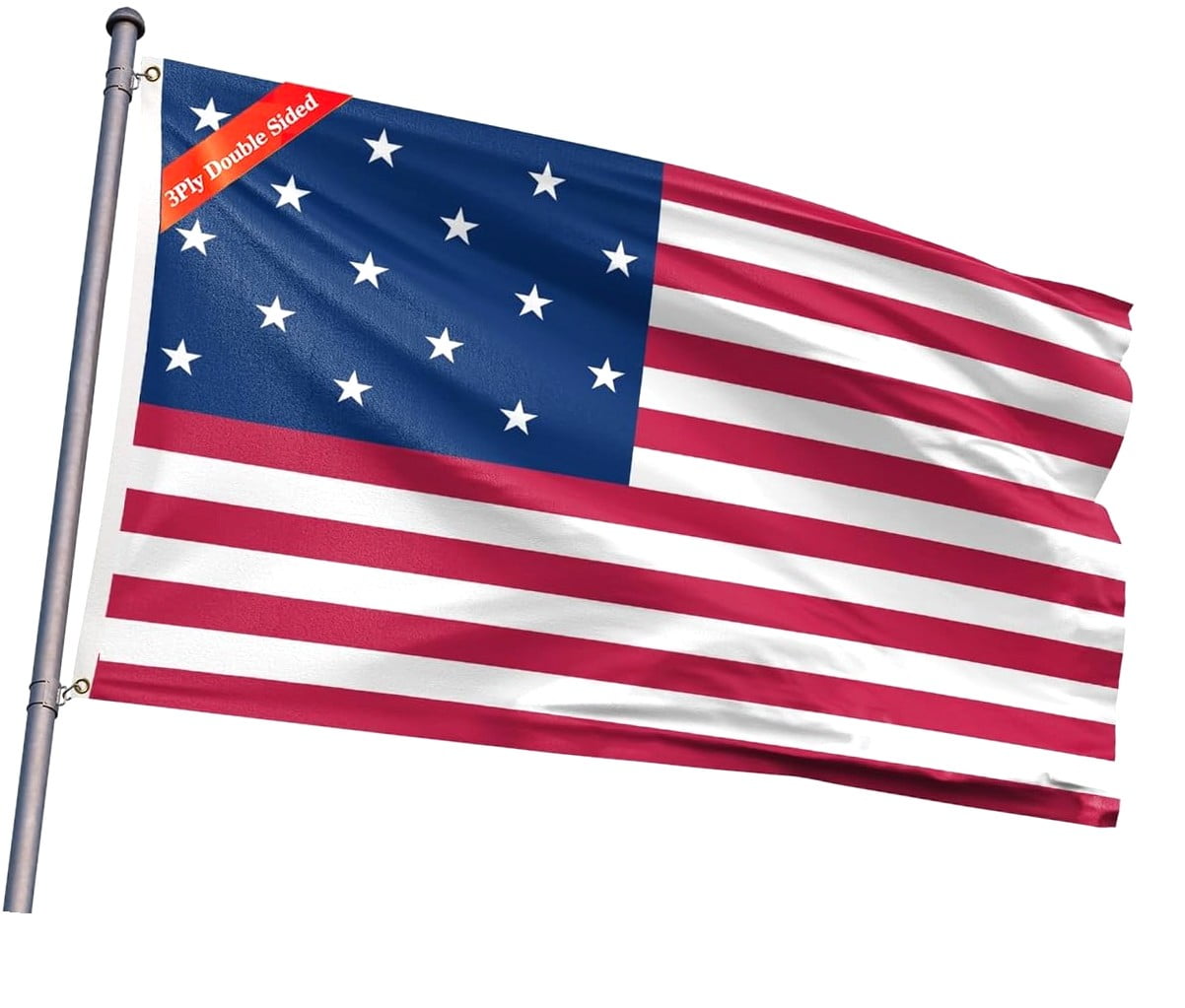 Myst Design Double Sided Fifteen Star Historical 4x6FT 1795-1818 Banner ...