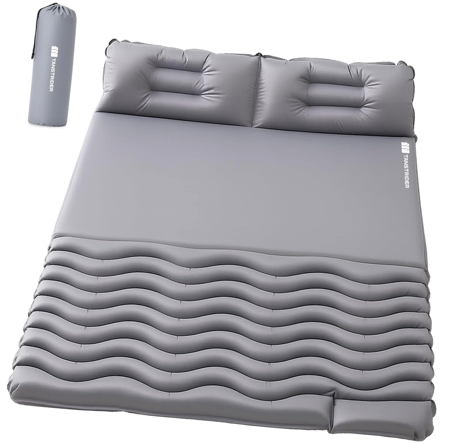 Myst Design Double Sleeping Pad for Camping, Self-Inflating Sleeping ...