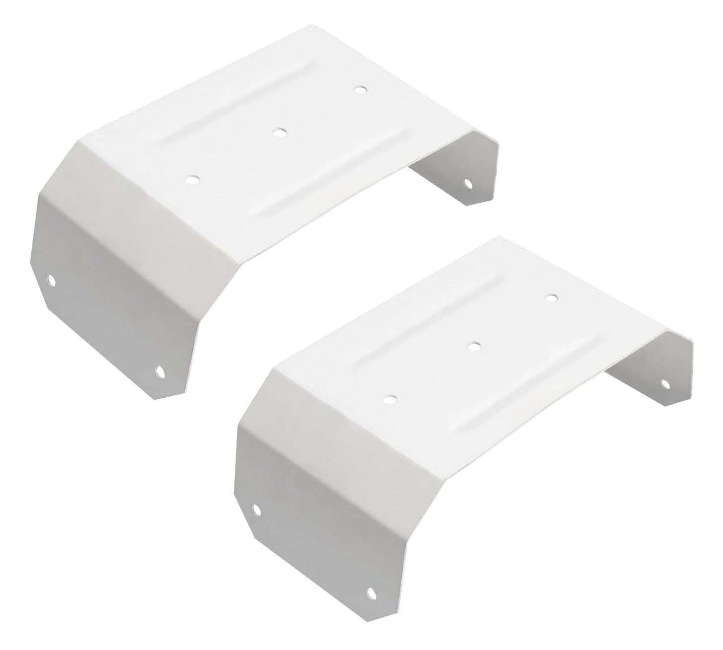 Myst Design Downspout Adapter Gutter Pipe Clip 3x4 White Set of 2 ...