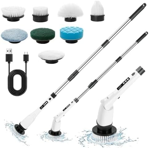 Myst Design Electric Spin Scrubber for Household Cleaning - Electric ...