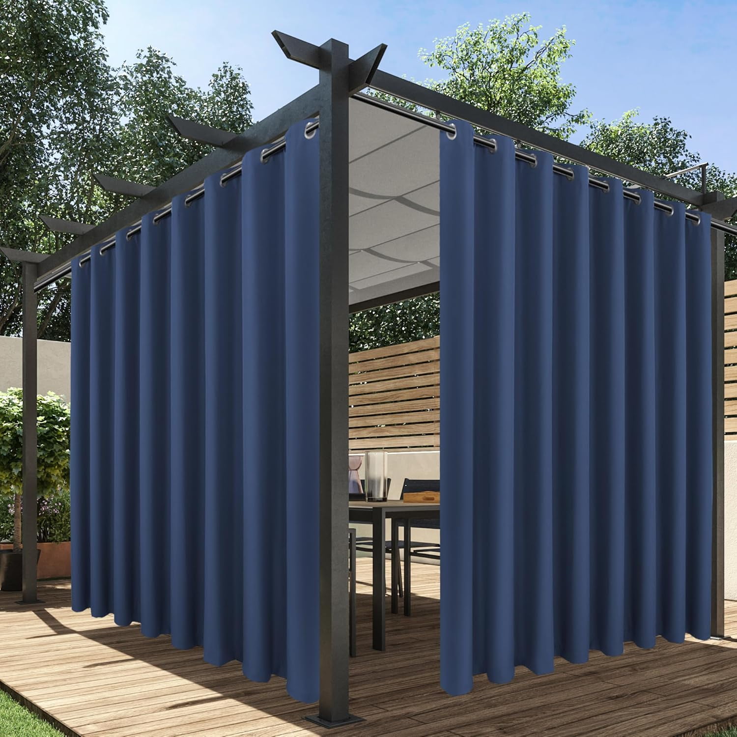 Myst Design Extra Curtains for Use, 2 Panels 110 84 Inch Privacy Light ...