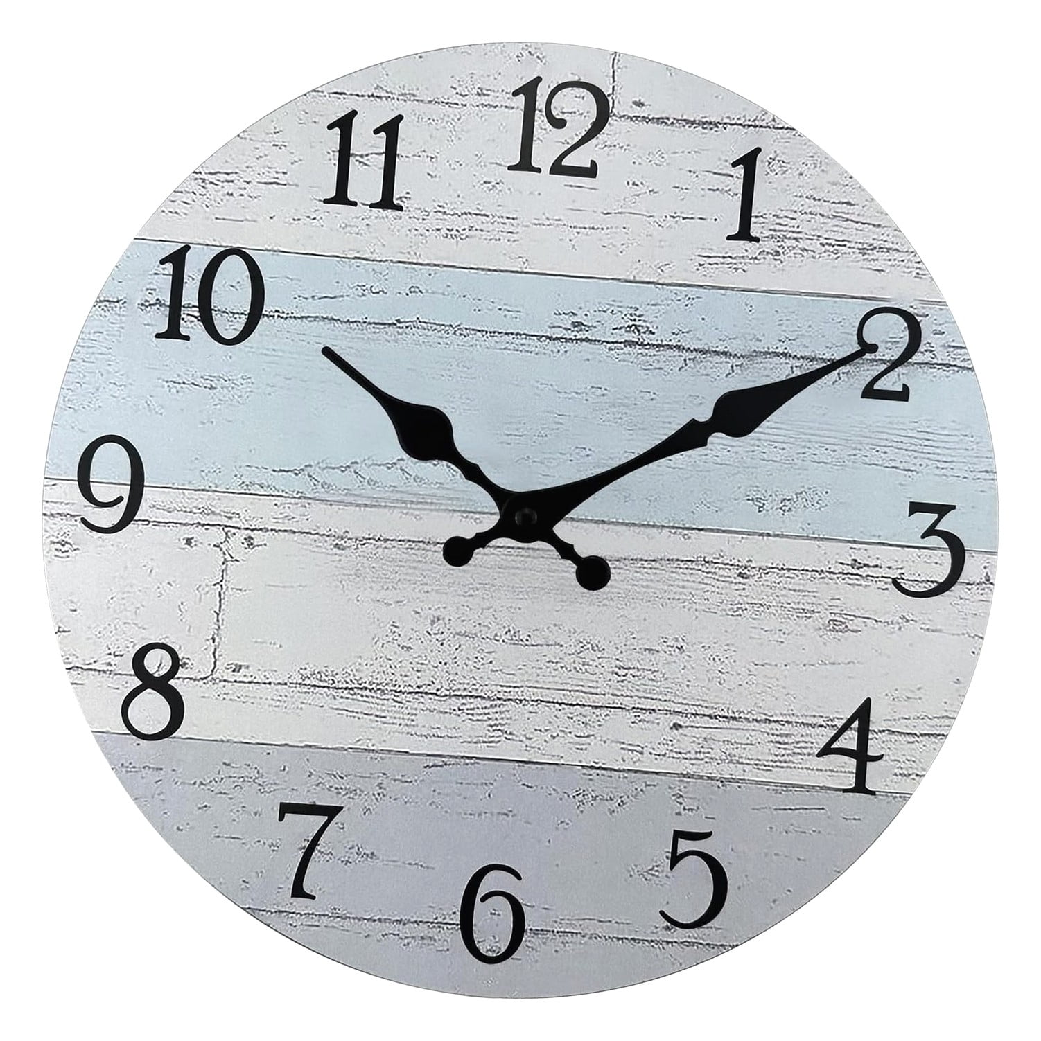 Myst Design Extra Large Wall Clock, 16'' Frameless Wooden Wall Clock ...