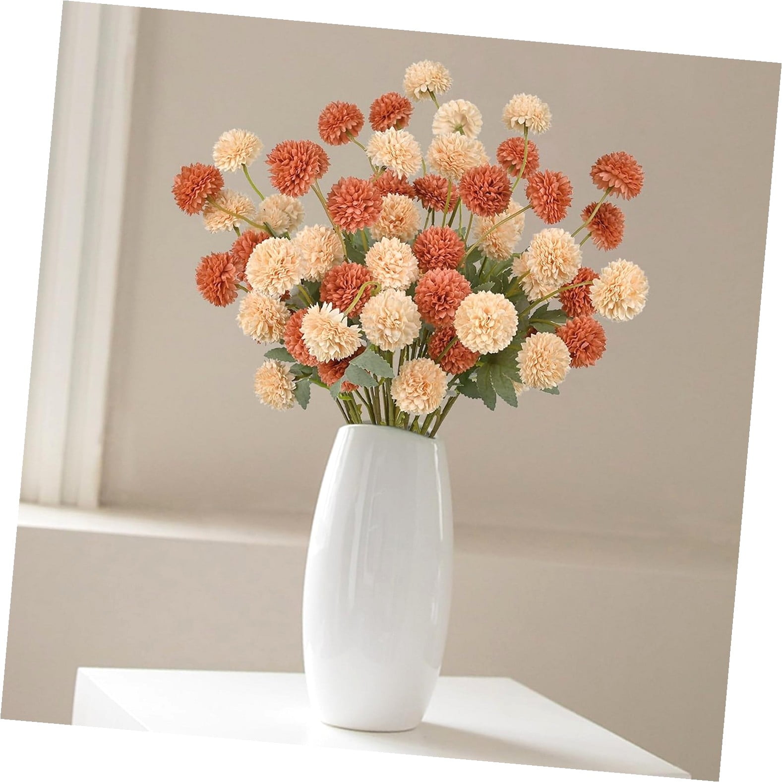 Myst Design Faux 12 Bundles 21 Inch, Artificial Silk Fall Floral Autumn ...