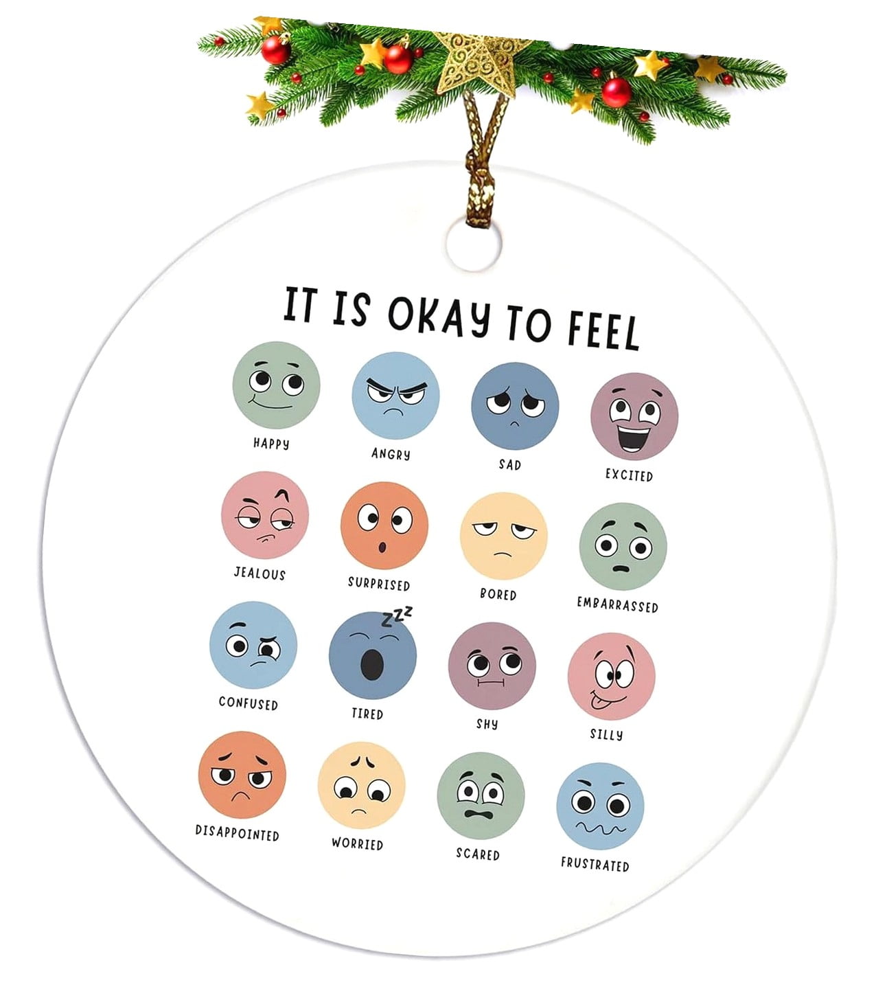 Myst Design Feelings Emotions Chart, It is Okay to Ceramic Keepsake ...