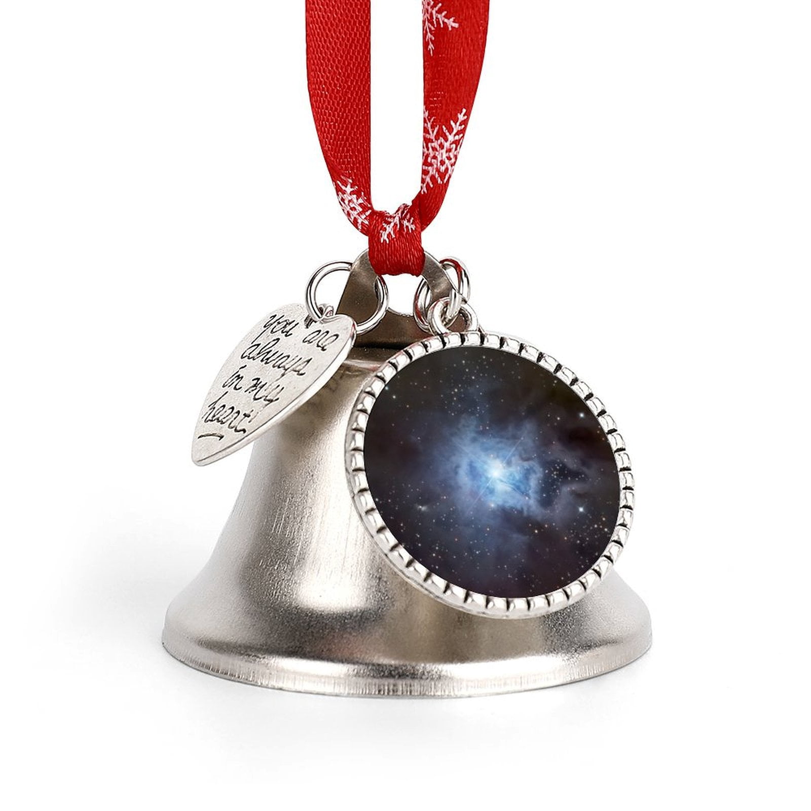 Myst Design Festive Iron Jingling Bell Ornament Pendant, Ngc 7023 Iris ...