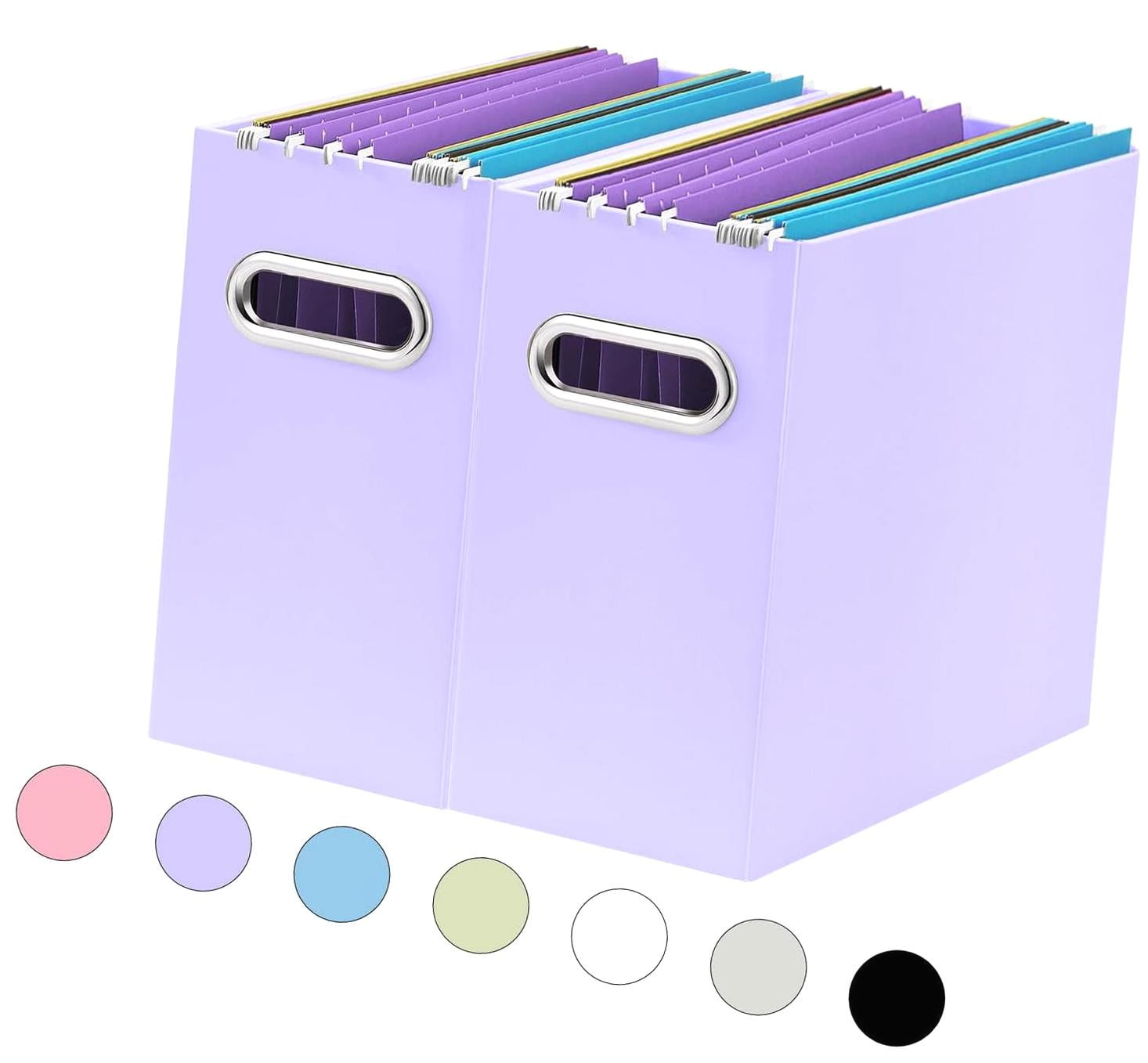 Myst Design File Organizer, Pair of Compact Storage Containers ...