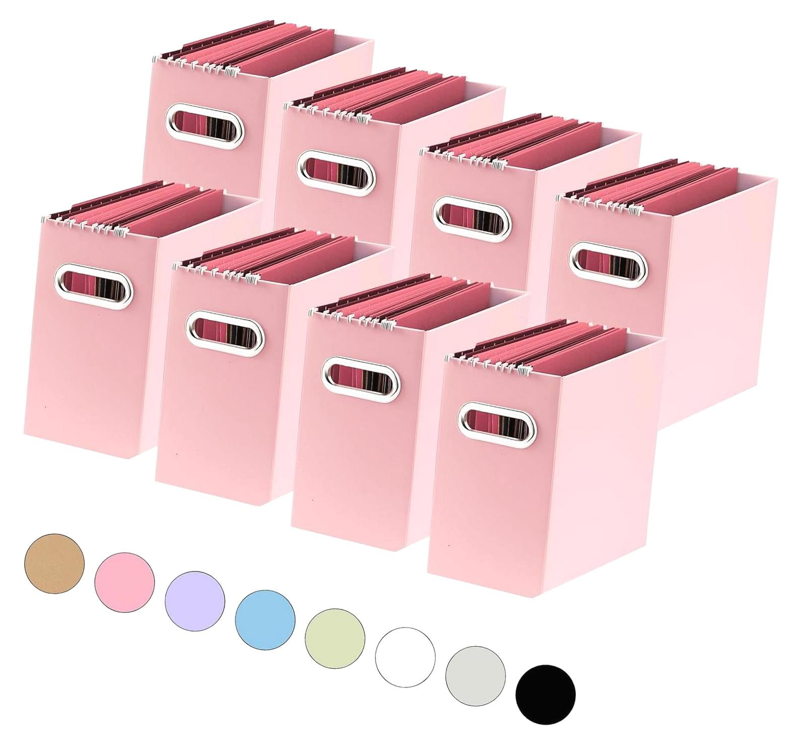 Myst Design File Organizer, Set of 8 Compact Storage Containers ...