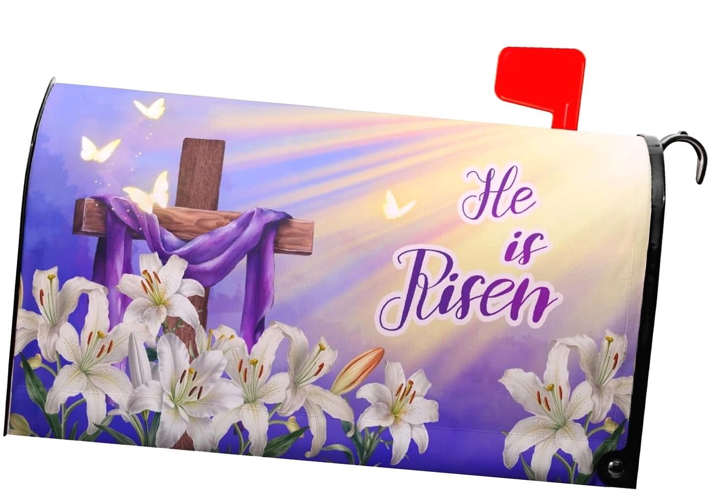 Myst Design Floral Mailbox Cover, Standard Size 21x18 Inch, Letter Post ...