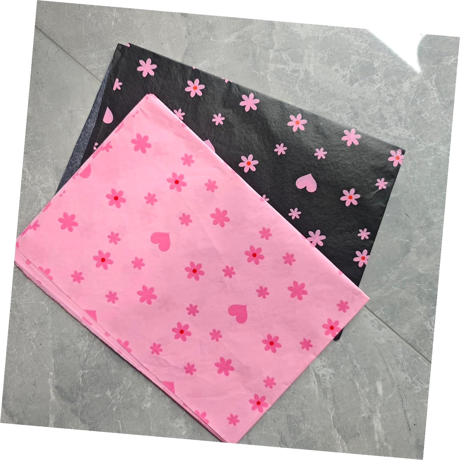 Myst Design Floral Tissue Paper 60 20x14", Watercolor Wildflower Tissue ...