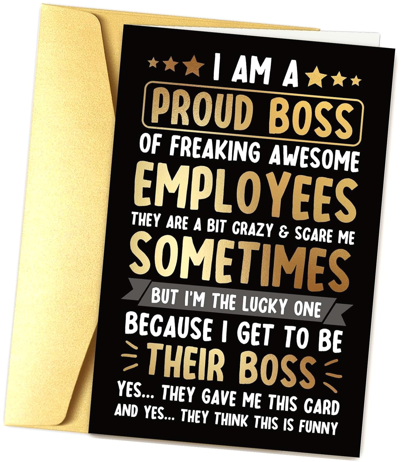 Myst Design Funny Bosses Day Card for Supervisor, Hilarious Birthday ...