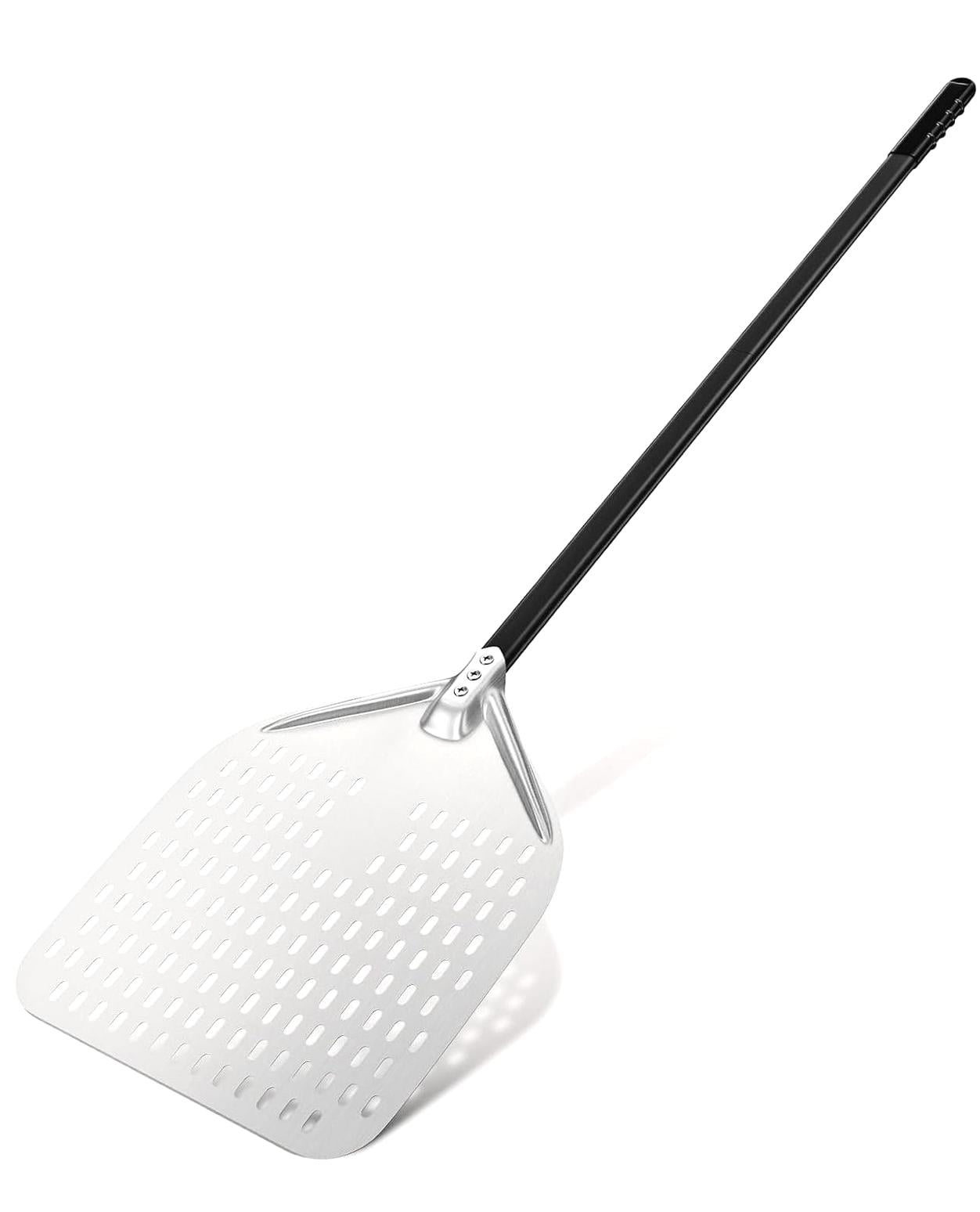 Myst Design G. HOMEFAVOR Perforated Anodized Aluminum Pizza Peel, 47 ...