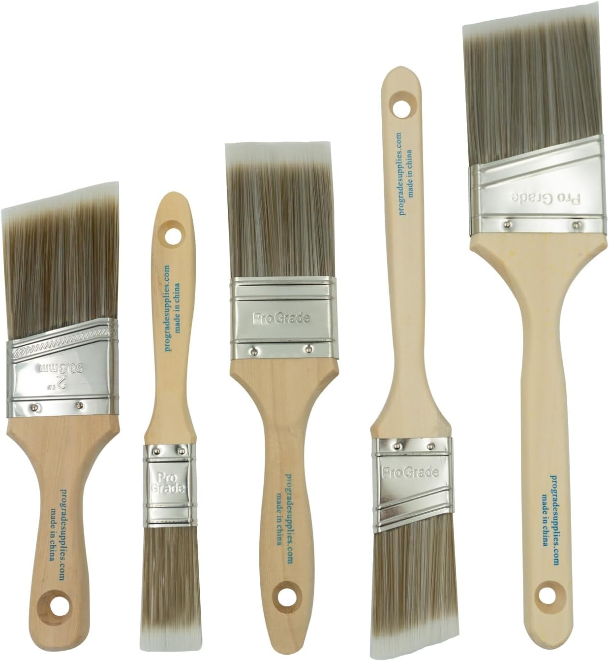Myst Design Grade, Paint Brushes, 5-Piece, Paint Brush Set: Flat ...