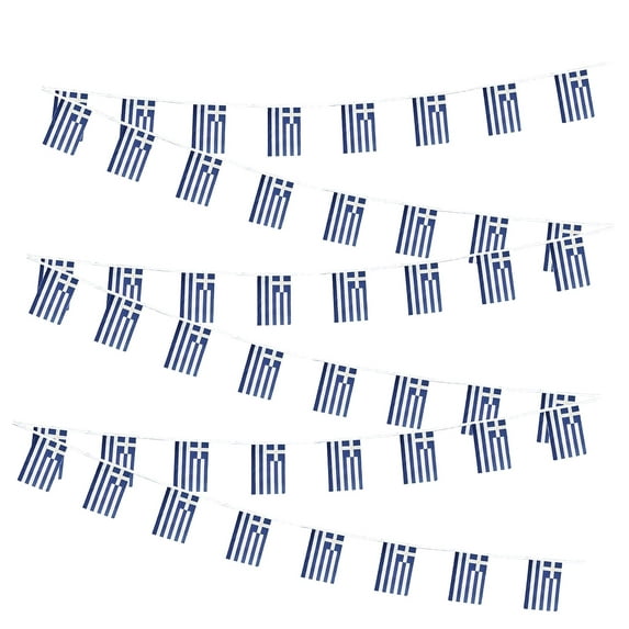 Myst Design Greece Greek Small String Banner Flags for Grand Opening ...