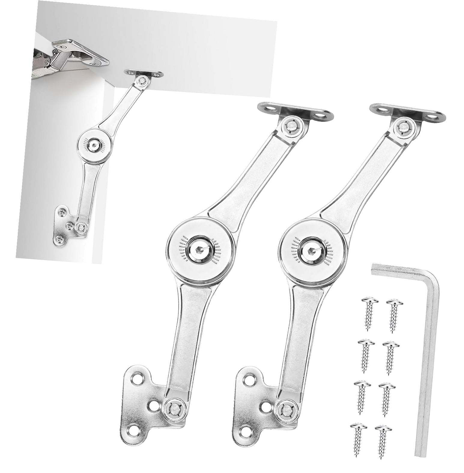 Myst Design HBL' 2 Pack | Lid Hinges Lid Stay – 110° Open Angle, Free ...