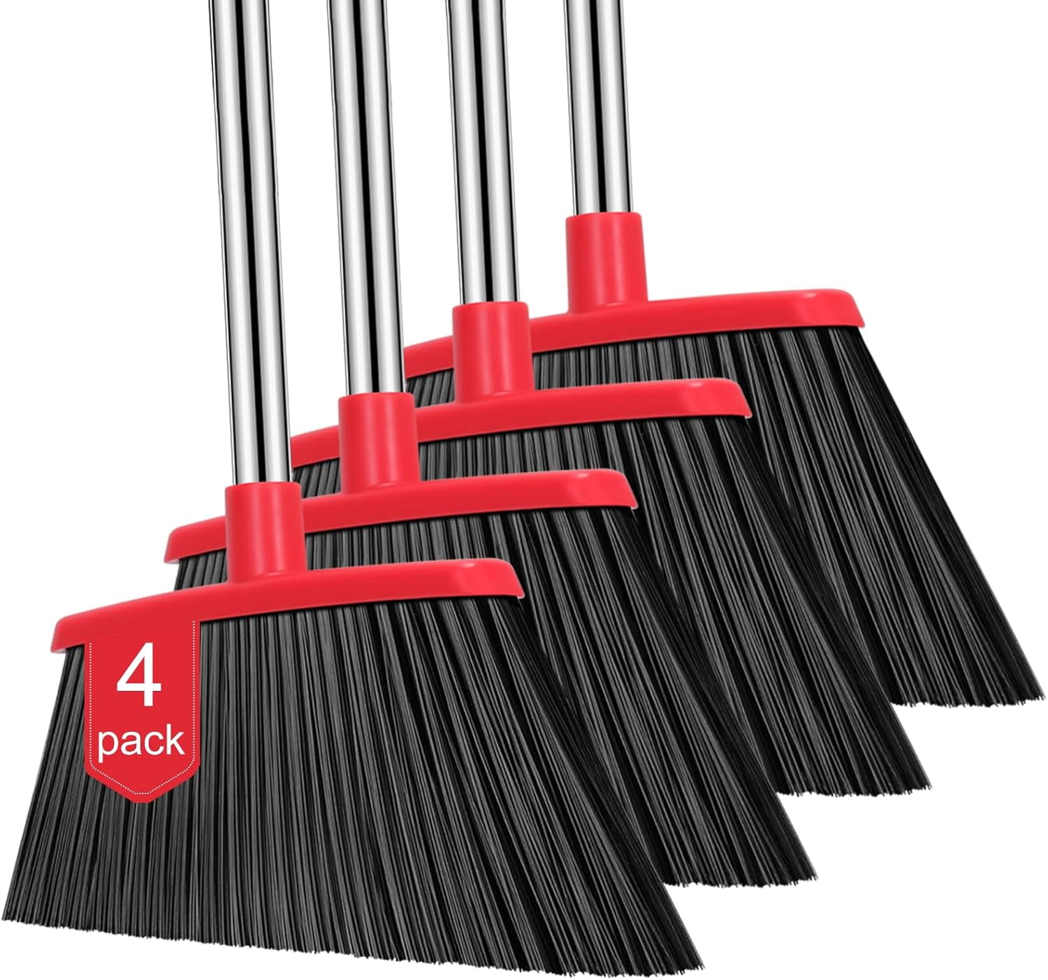 Myst Design Heavy Duty Broom, 55 Inch Long Handle Outdoor Large Angle ...