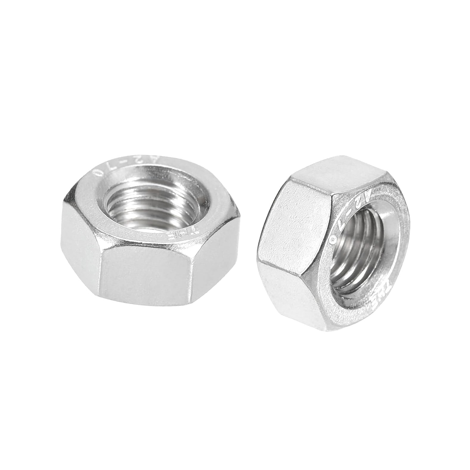 Myst Design Hex Nuts (M12x1.5mm) 10 Pieces, 304 Steel Metric Fine ...