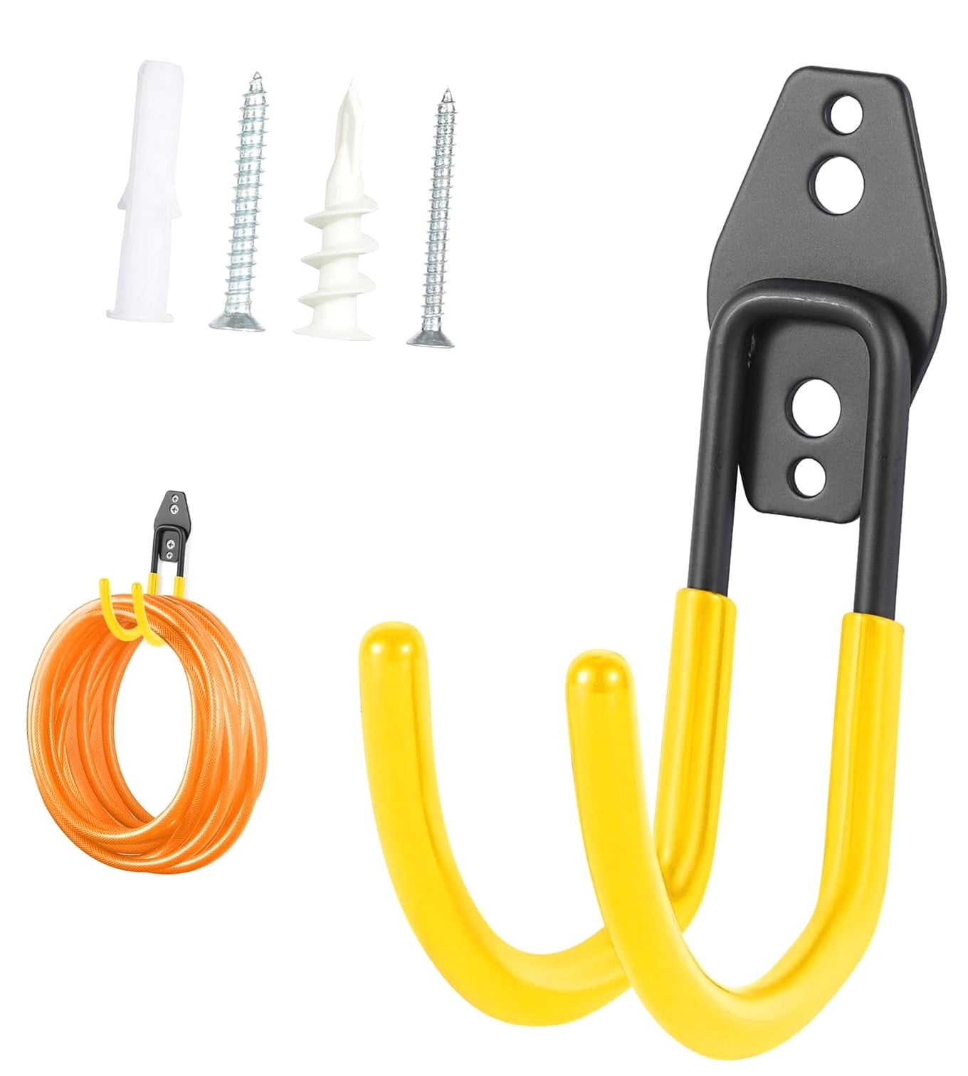 Myst Design Hose Organizer, Garage Storage Utility Rack, with Wall ...