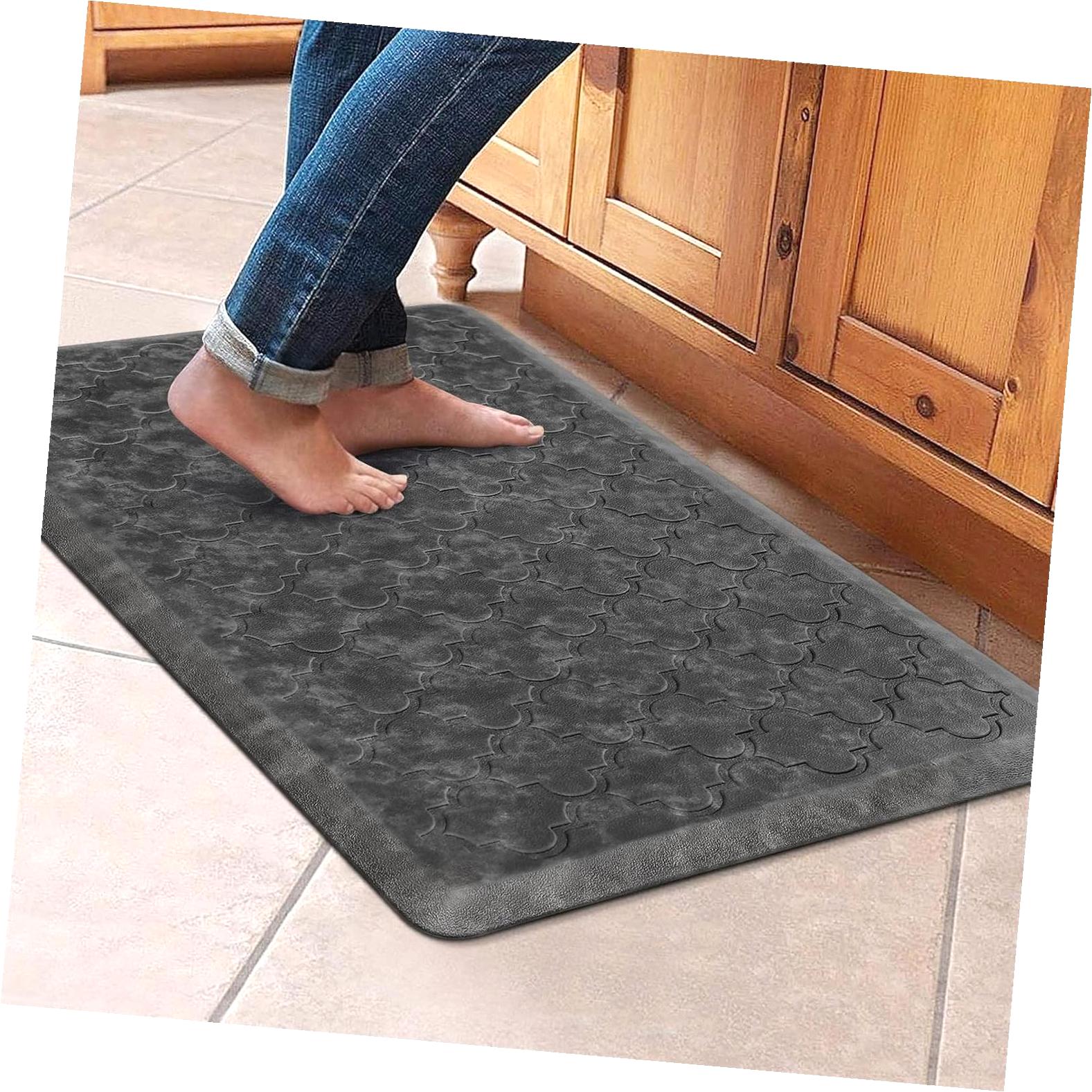 Myst Design Kitchen Mat and Rugs Cushioned Anti Fatigue Floor Mat, 17.3 ...