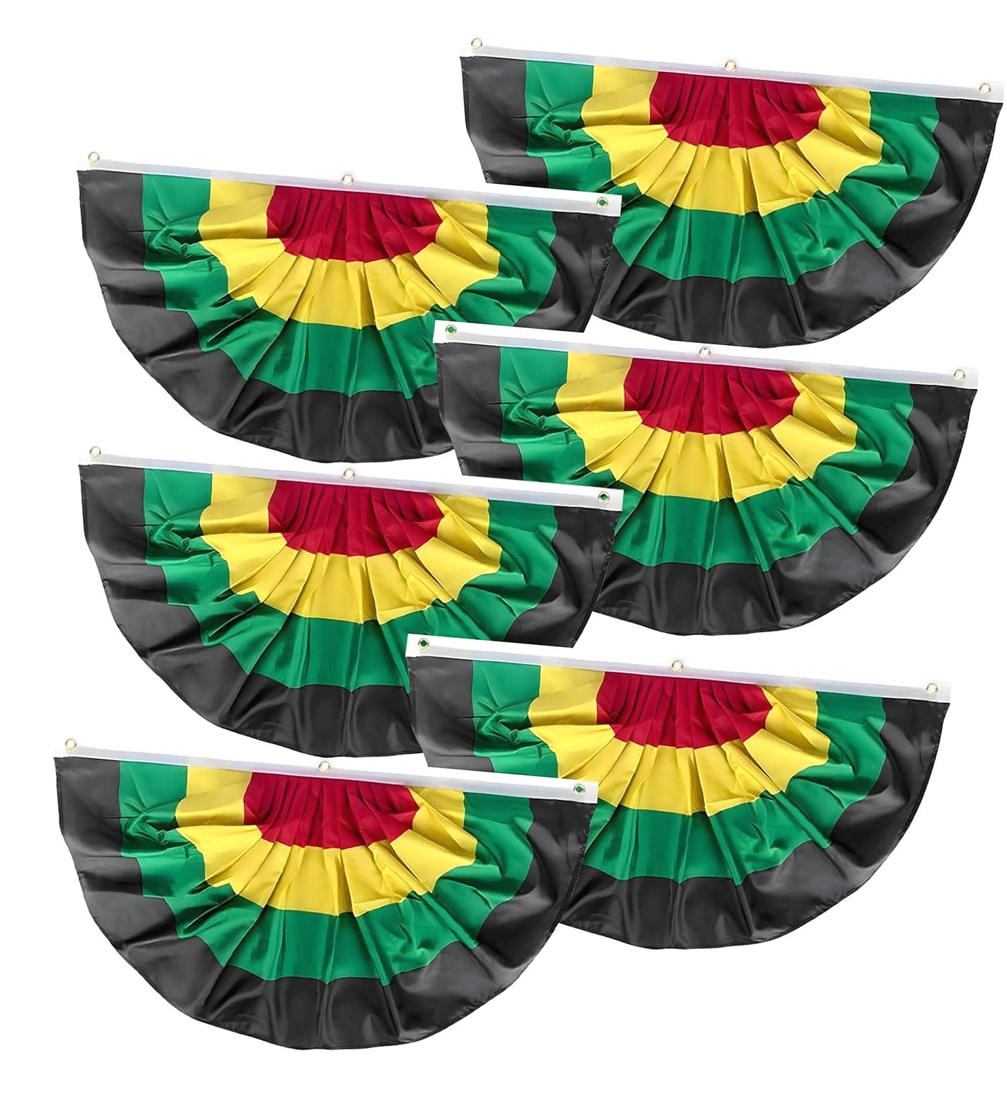 Myst Design Kwanzaa Decorations 1.5x3 Ft African Bunting Flags with ...