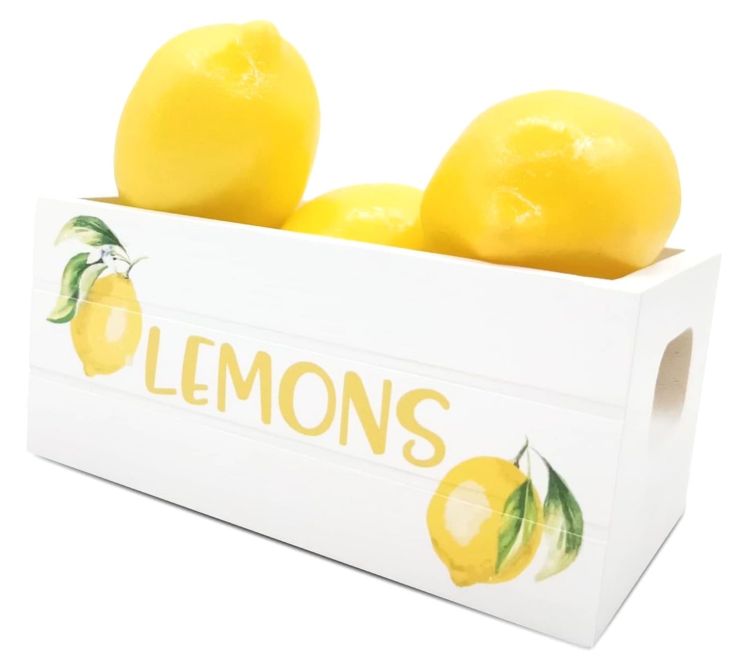 Myst Design Lemon Crate Tiered Tray Decor Farmhouse Kitchen Decorations ...