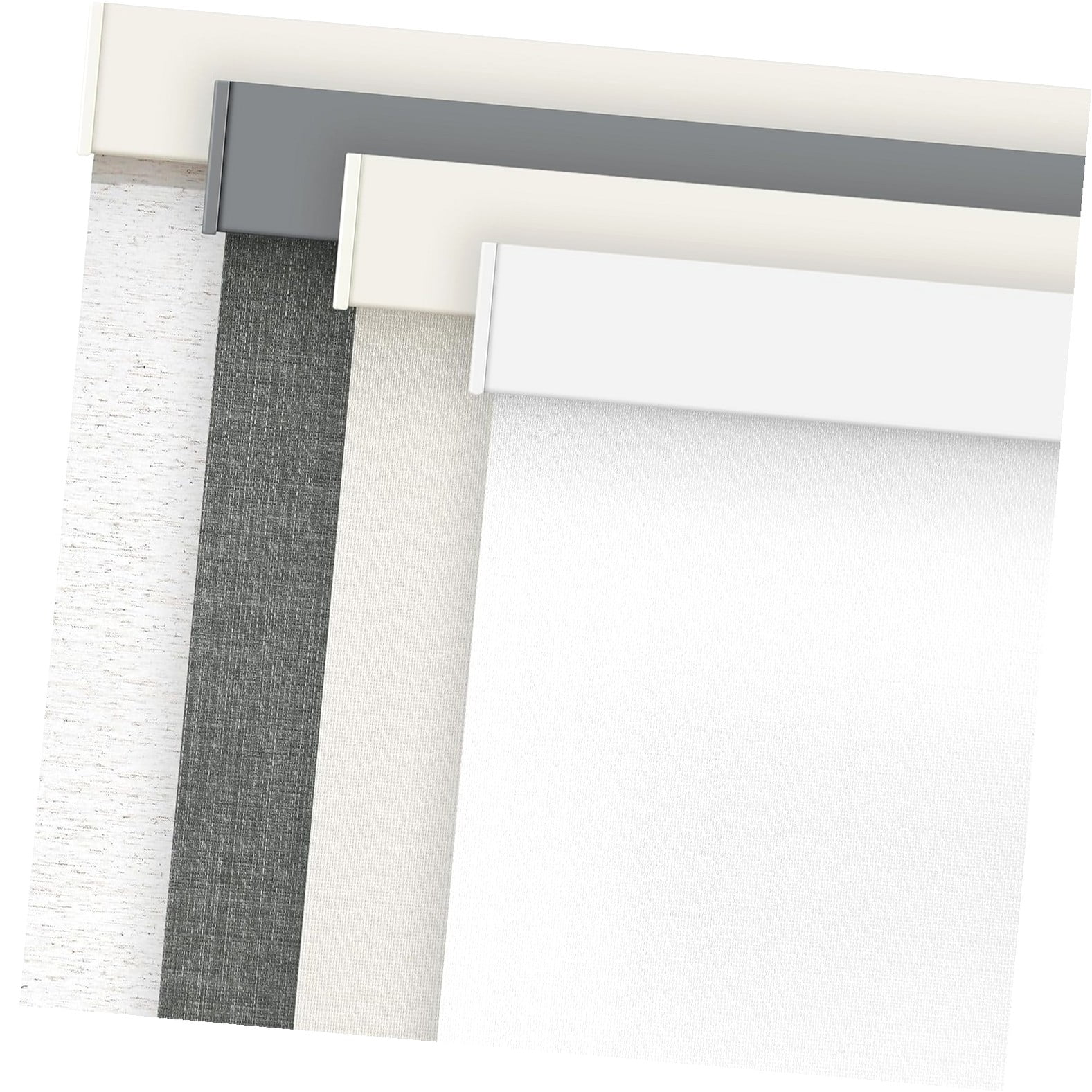 Myst Design Linen Roller Blinds Shades for Indoor Pull Down Cordless ...