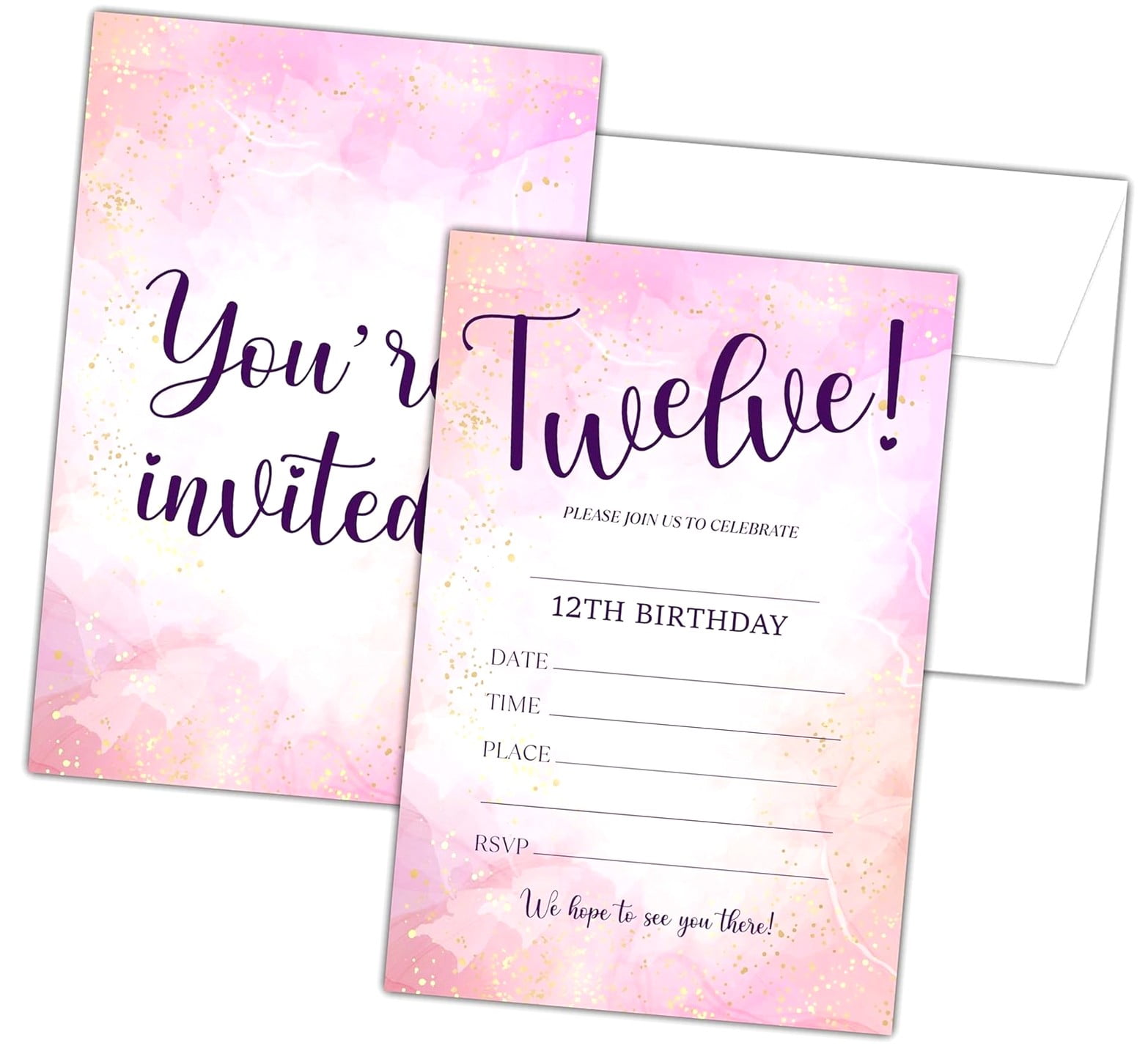Myst Design Lover Birthday Invitations, Double-Sided Invitations with ...