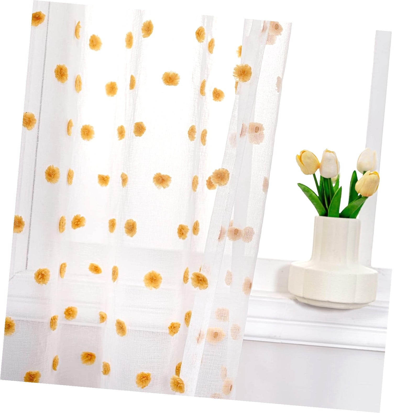 Myst Design MYSKY Curtains for Girls Bedroom 63 Inch Burnt Orange ...