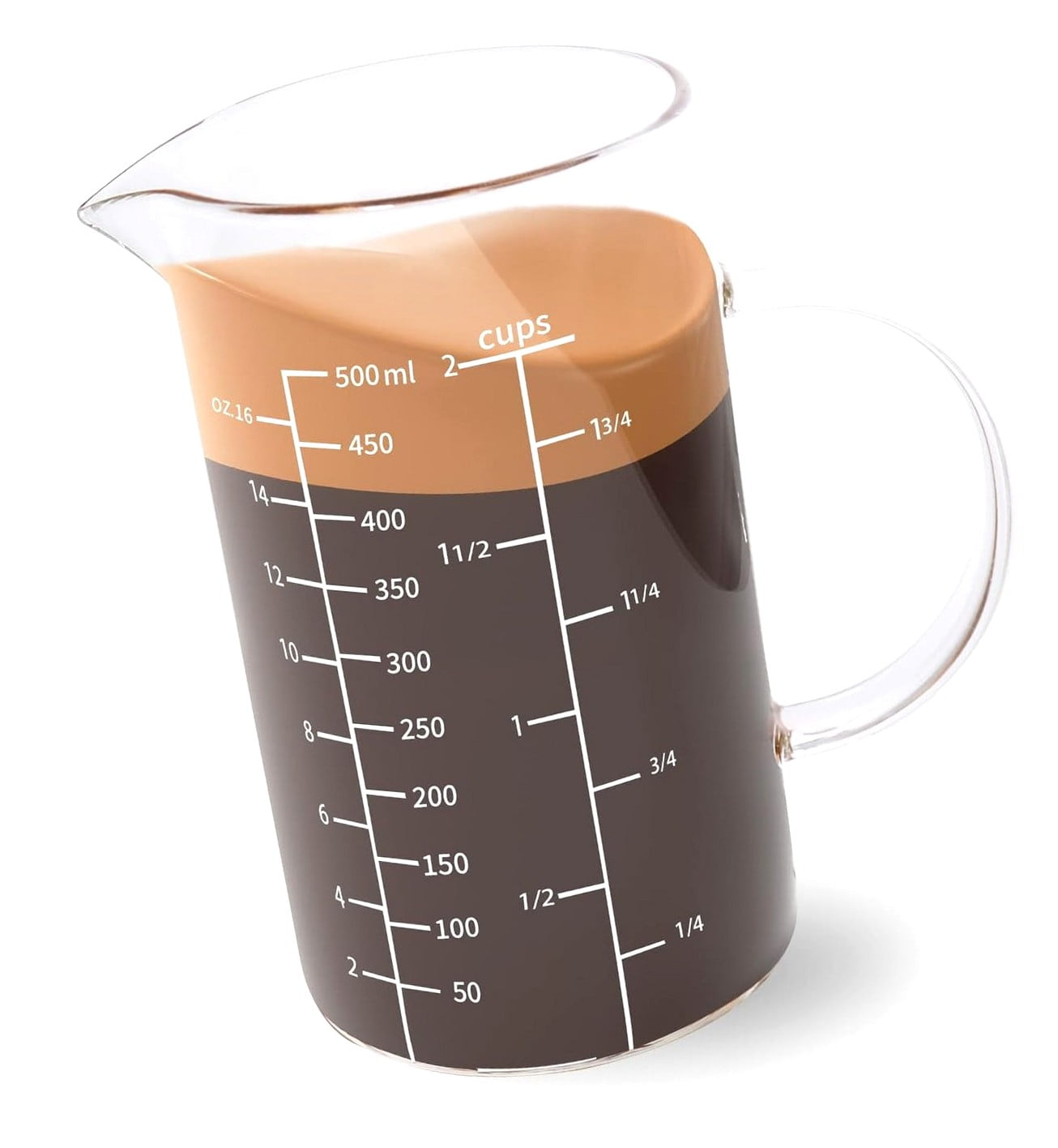 Myst Design Measuring Cup with Handle, (0.5 Liter, 2 Cup) Measuring Cup ...