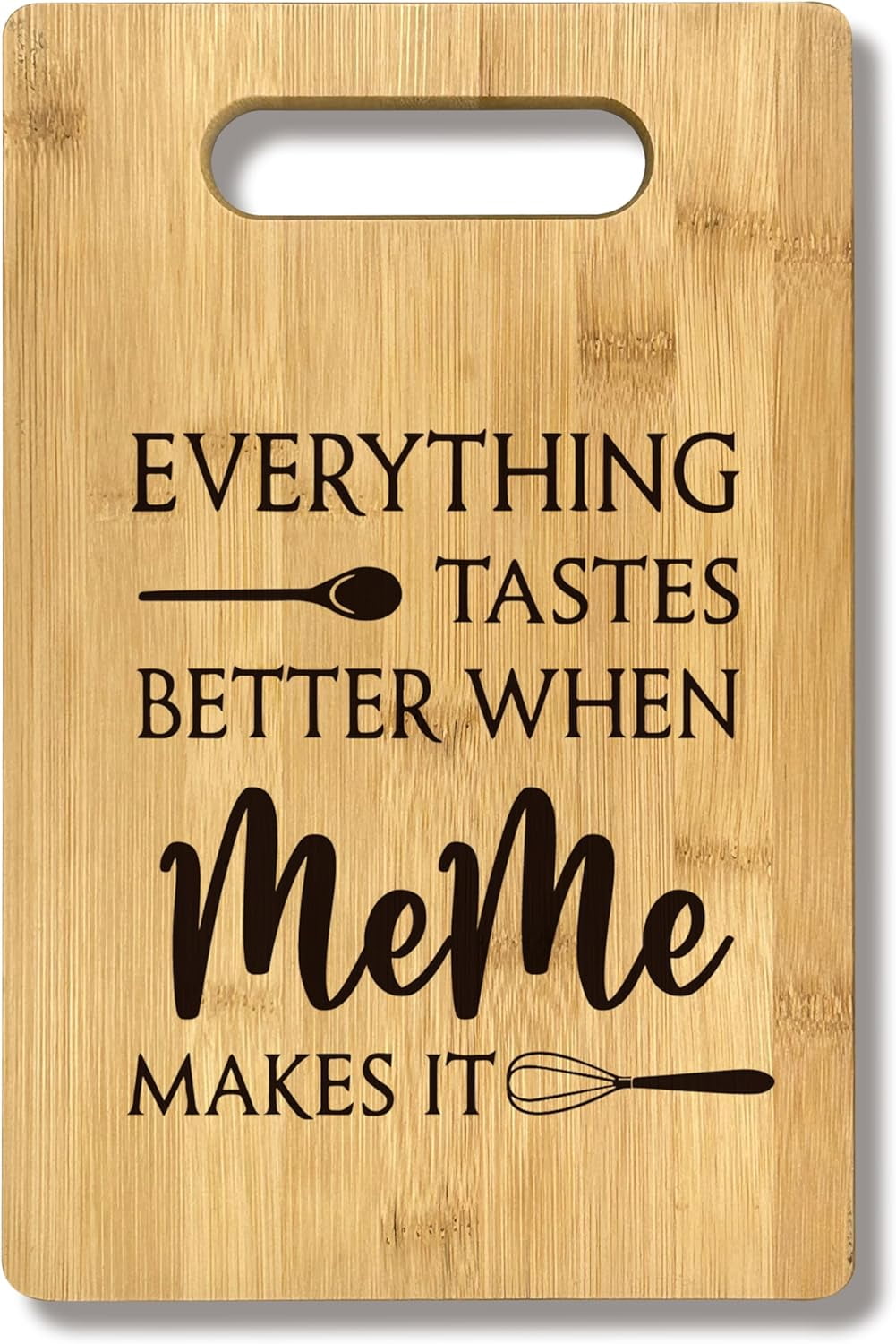 Myst Design Meme Gifts, Meme Birthday Gift Bamboo Cutting Board Kitchen ...
