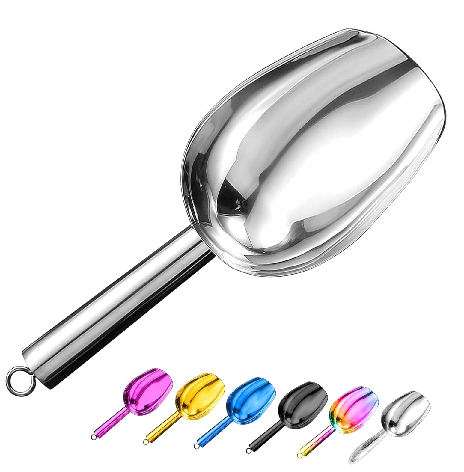 Myst Design Metal 3 Oz, Steel Scooper for Maker Bucket Kitchen Freezer ...