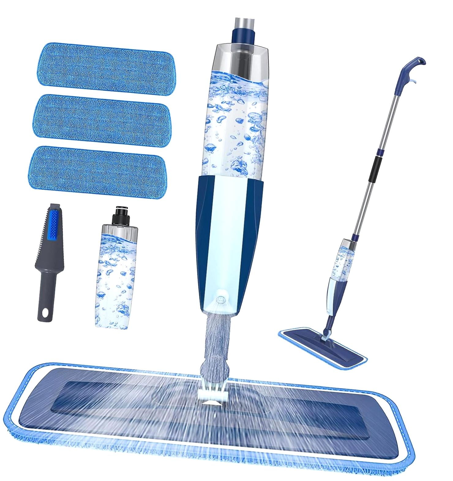 Myst Design Microfiber Spray Mops for Floor Cleaning with 3 Washable ...
