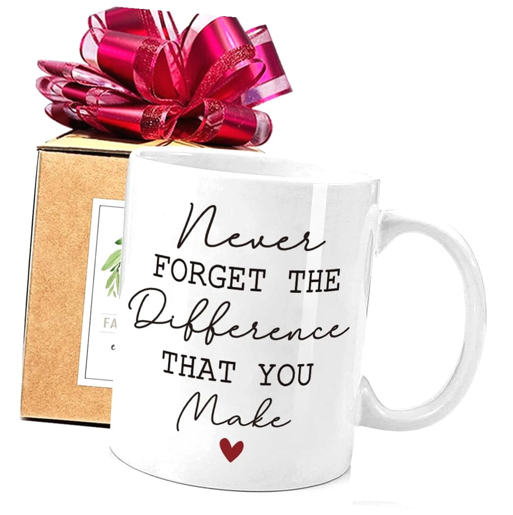 Myst Design Never Forget the Difference That You Make Mug, for ...